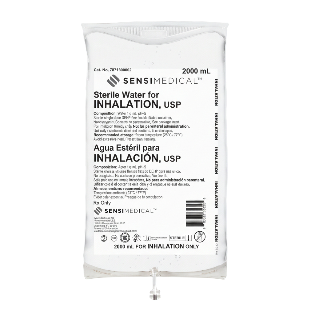 Sterile Water & Saline Products | Sensimedical